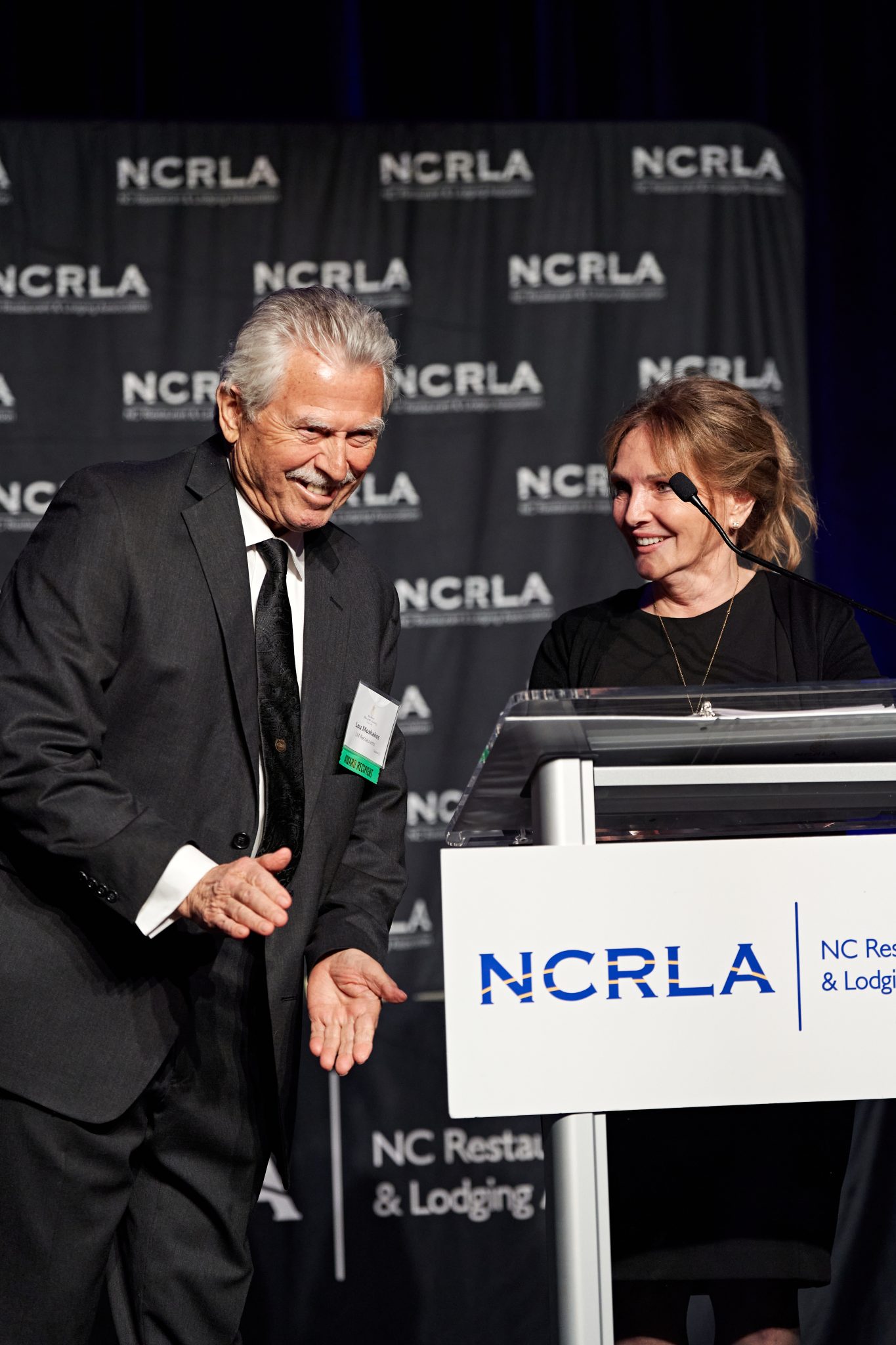 Lou & Joy Moshakos Receive the Honorable 2024 NCRLA Griff & June Glover ...